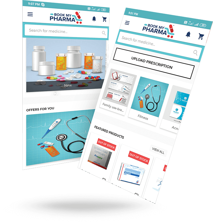 Book My Pharma | Online Medicine Delivery App Development by Hidden Brains