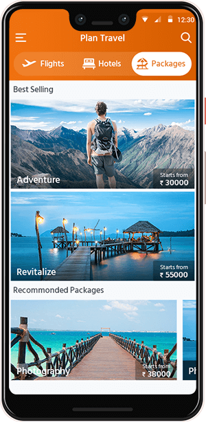 Online Travel Agency Mobile App Development by Hidden Brains